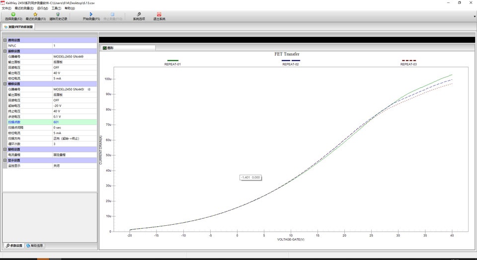 利用2台2450源表进行场效应管（FET）特性测量_怎么测试fet转移曲线的工具-CSDN博客