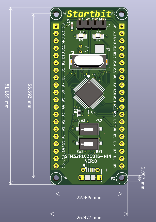 设计一个STM32F103C8T6核心板_ad如何选择f103c8t6开发板-CSDN博客