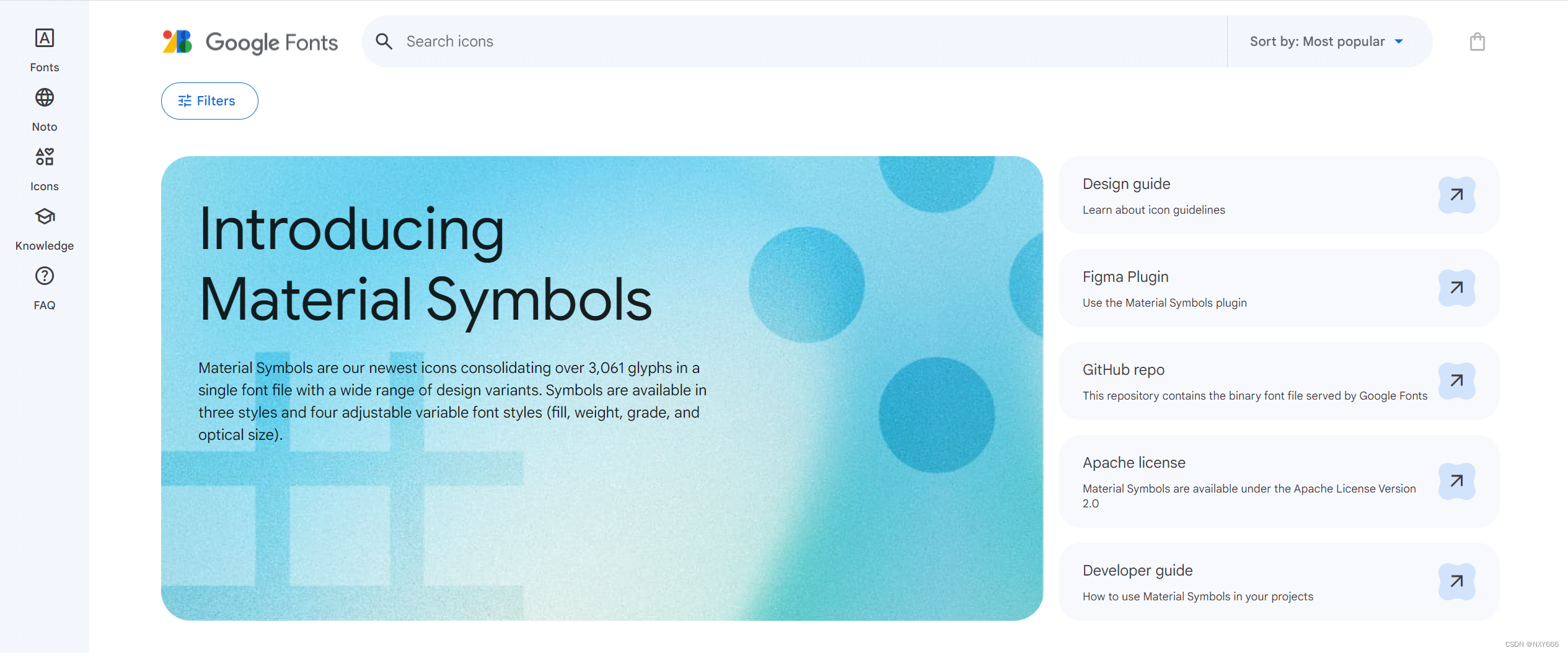 【Vue】在 Vue 3 中使用谷歌大型免费图标库 Material Symbols（兼容 Element Plus）_vue3 图标库-CSDN博客