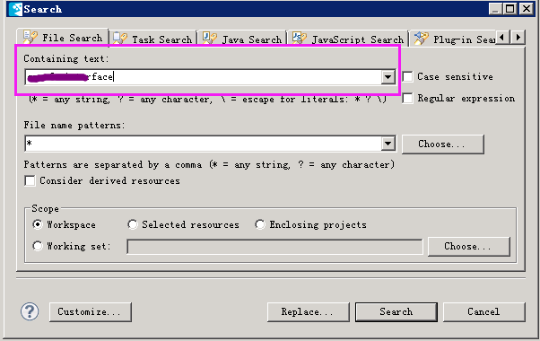 Eclipse全局搜索 文件搜索 IDEA全局搜索 快捷键Ctrl+Shit+F冲突 Ctrl+Alt+0 全局查询_eclipse怎么像idea实现全局搜索-CSDN博客