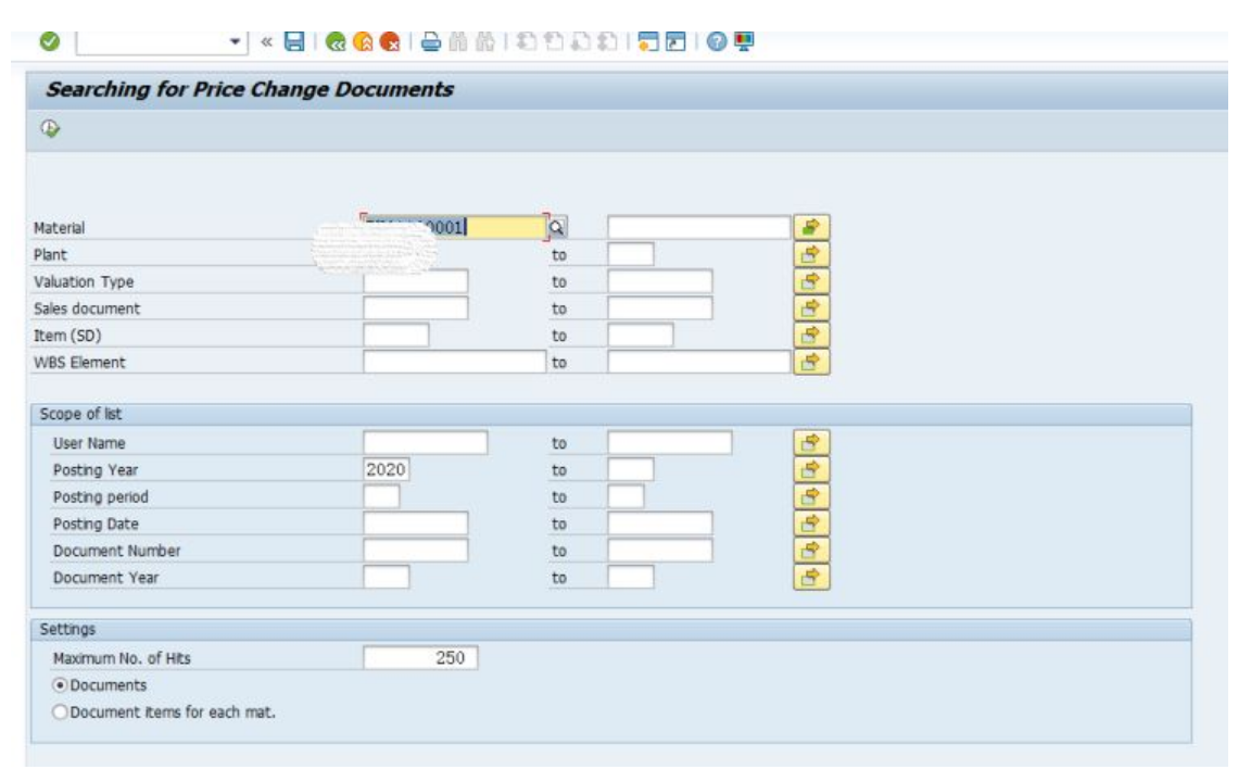 SAP MM 物料价格的修改记录查询_sap价格修改记录-CSDN博客