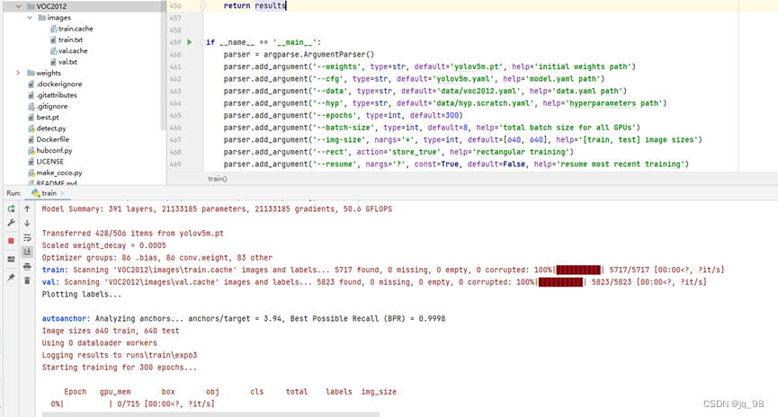 使用yolov5训练PASCAL VOC2012数据集以及遇到的坑_yolov5 voc2012数据集-CSDN博客