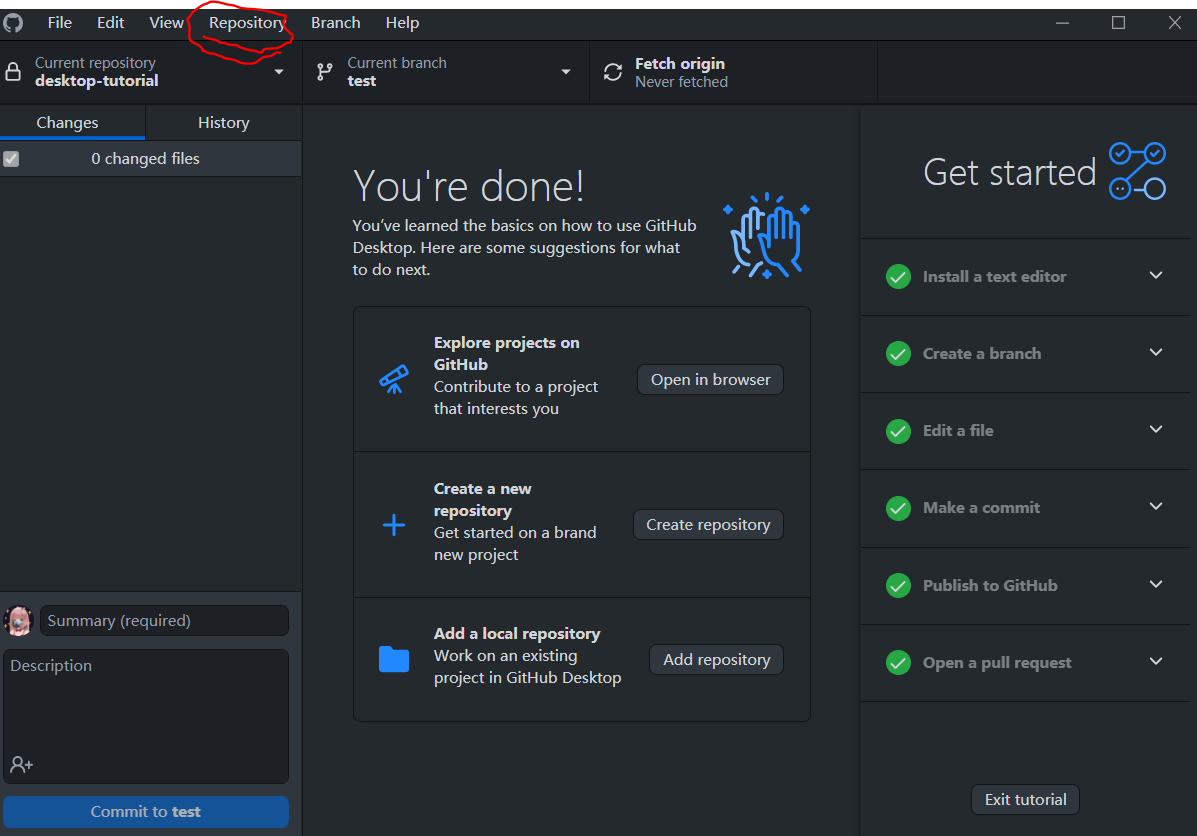 github(desktop)使用教程（四）【保姆级】{删除仓库，克隆仓库，管理复刻行为，创建别名}_github desktop remove repository 会删掉-CSDN博客
