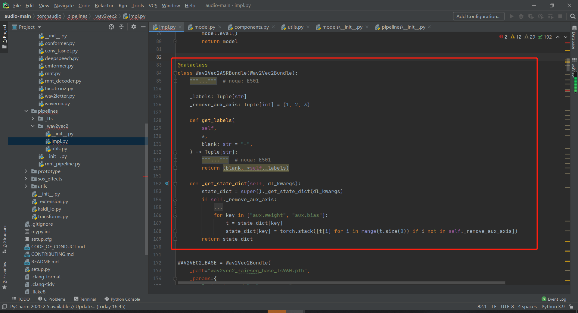 探究torchAudio中wav2vec2的源码（一）_wav2vec2model-CSDN博客
