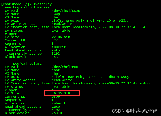 VMware里RHEL8扩展硬盘空间（无需重启）_rhel扩容var-CSDN博客