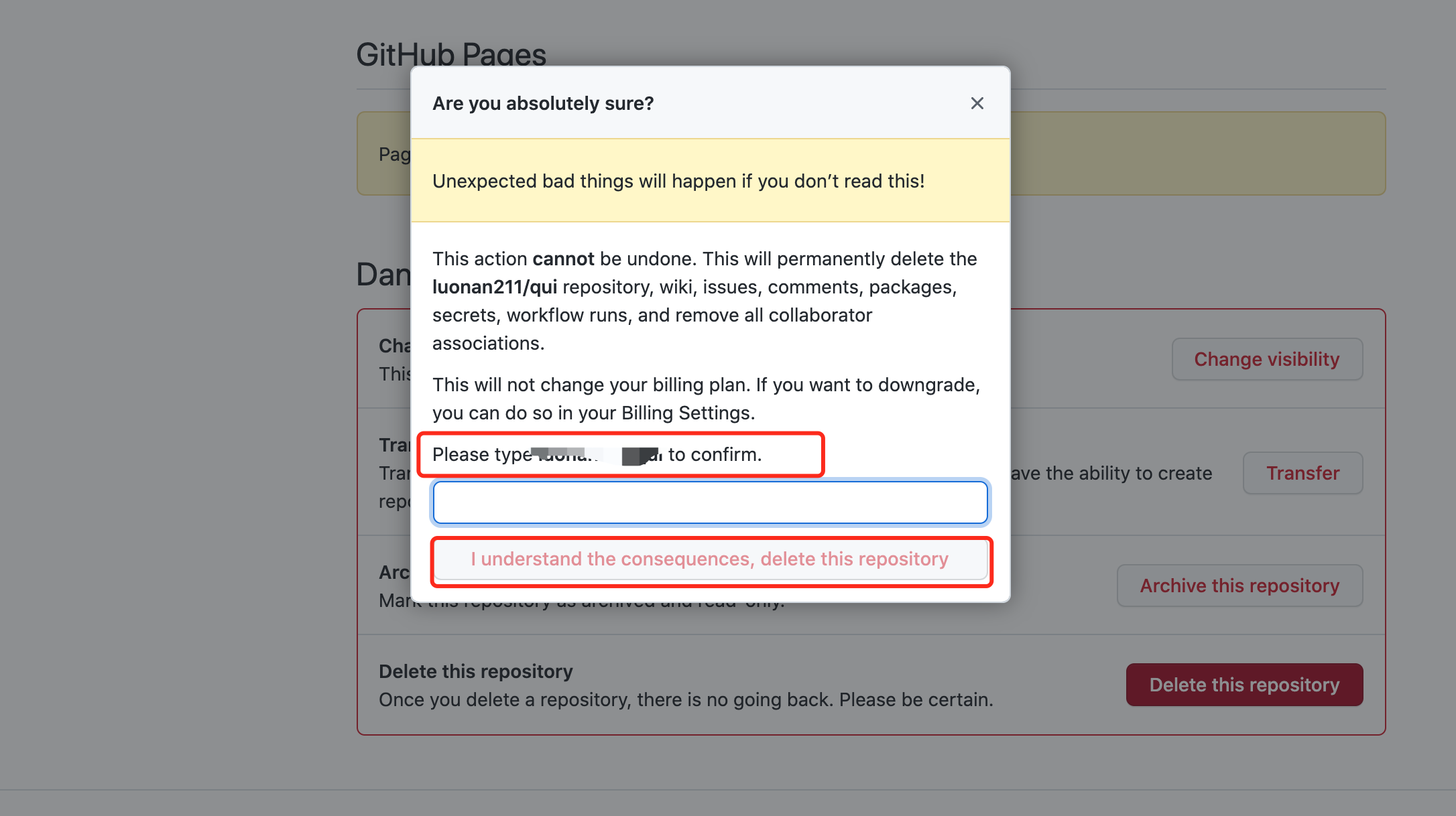Github 如何删除自己的仓库_如何删除自己forde cangku-CSDN博客