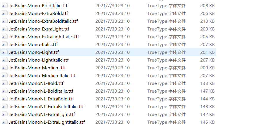 VSCode 修改字体为JetBrains Mono（Java的代码样式）_jetbrains mono 字体-CSDN博客