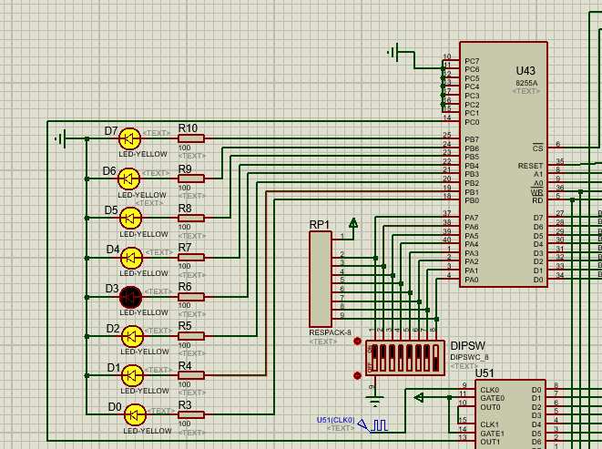 微程序CPU+8253+8255实现流水灯_8253实现1秒定时-CSDN博客