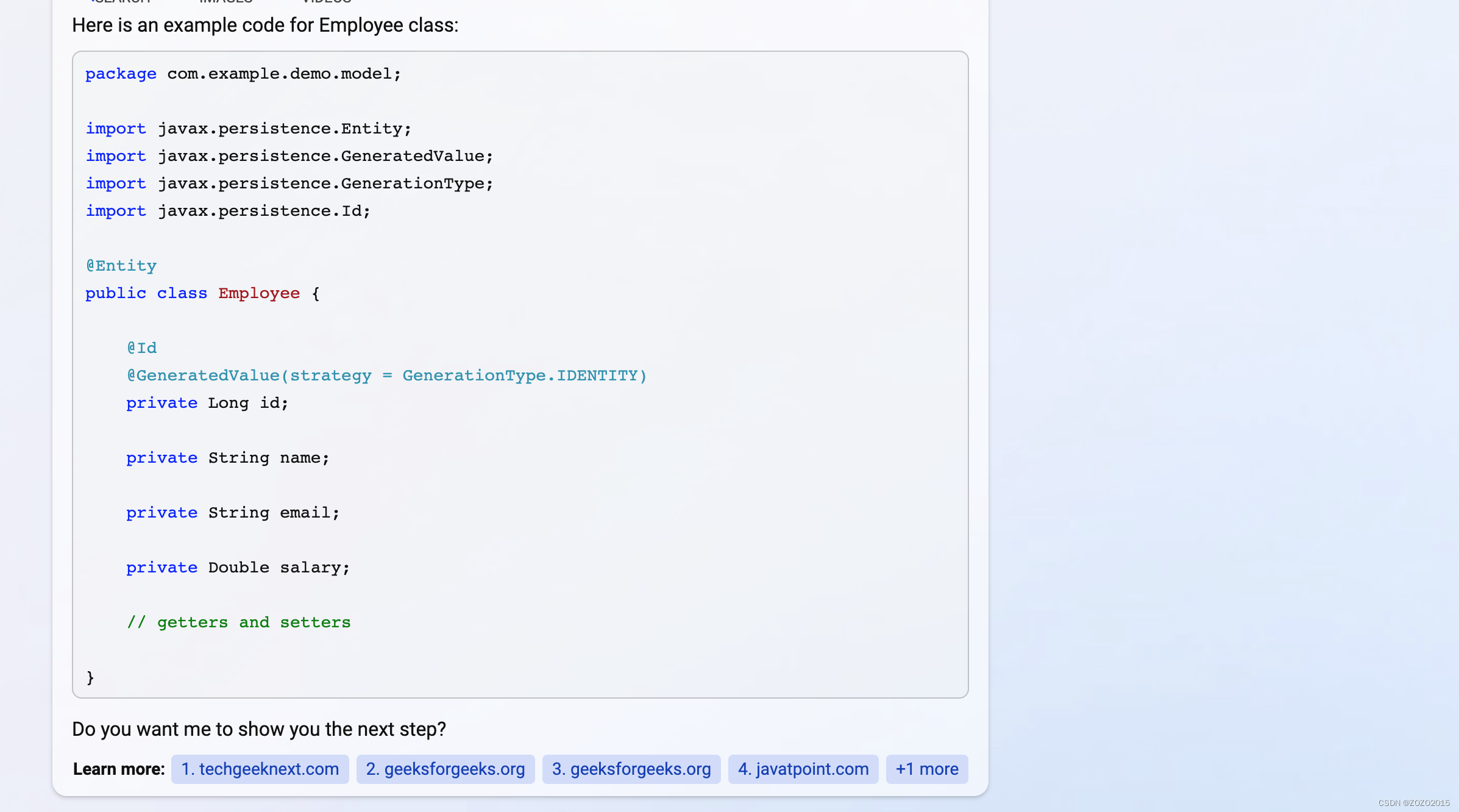 新bing之chat使用体验：Java语言的CRUD操作_bing chat和java-CSDN博客