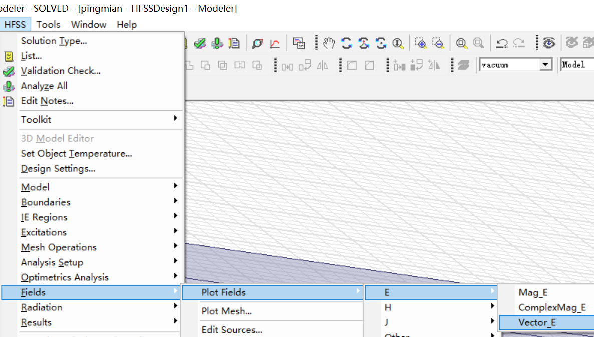 平面波的仿真（HFSS+Matlab）_hfss平面波入射仿真-CSDN博客