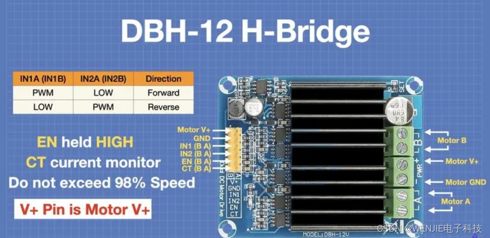 【常见直流电机驱动模块与arduino使用最全教程】arduino 直流电机 Csdn博客