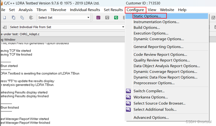 LDRA Unit Test步骤-CSDN博客