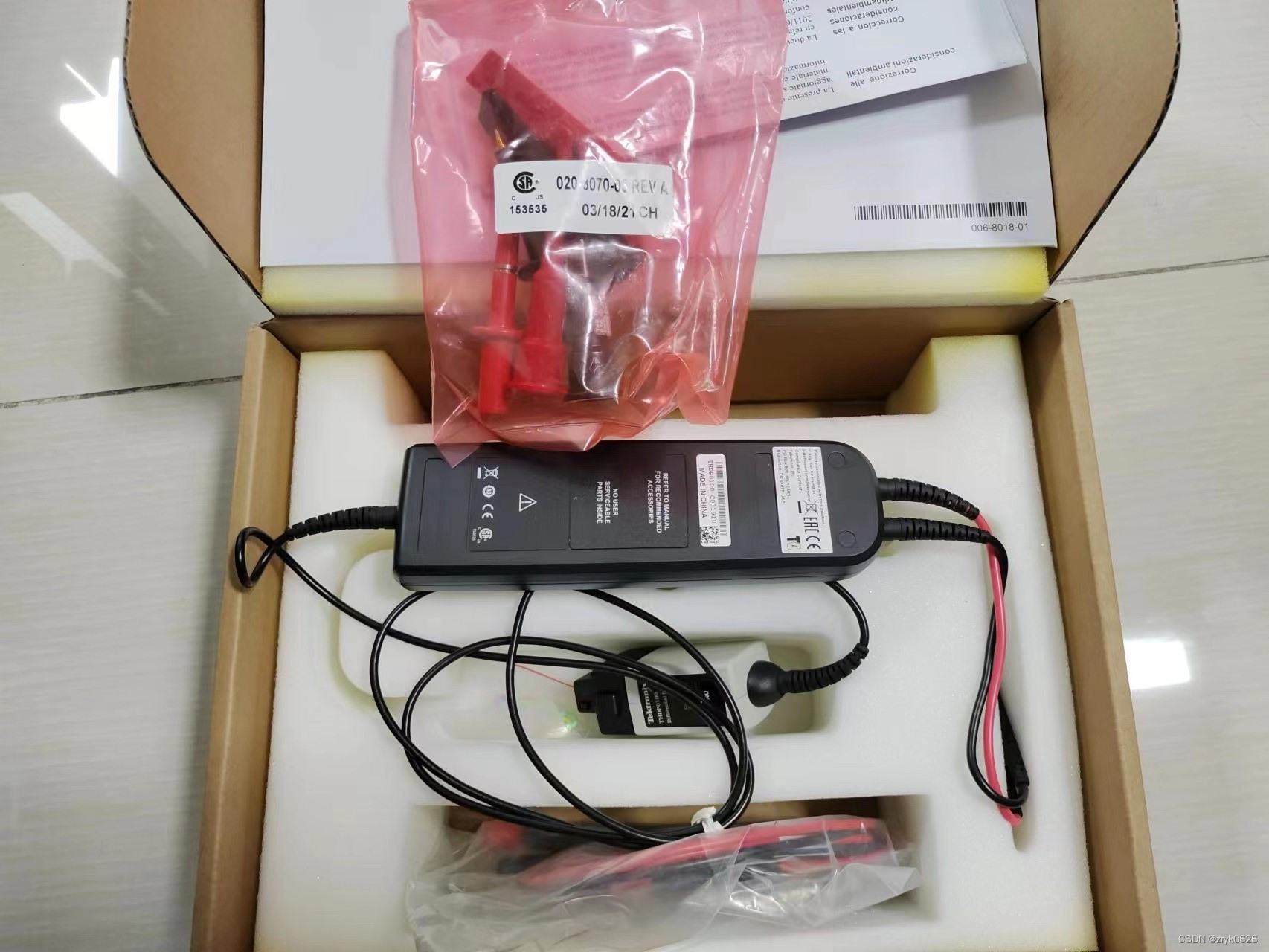 泰克Tektronix TDP1000高压差分探头-CSDN博客