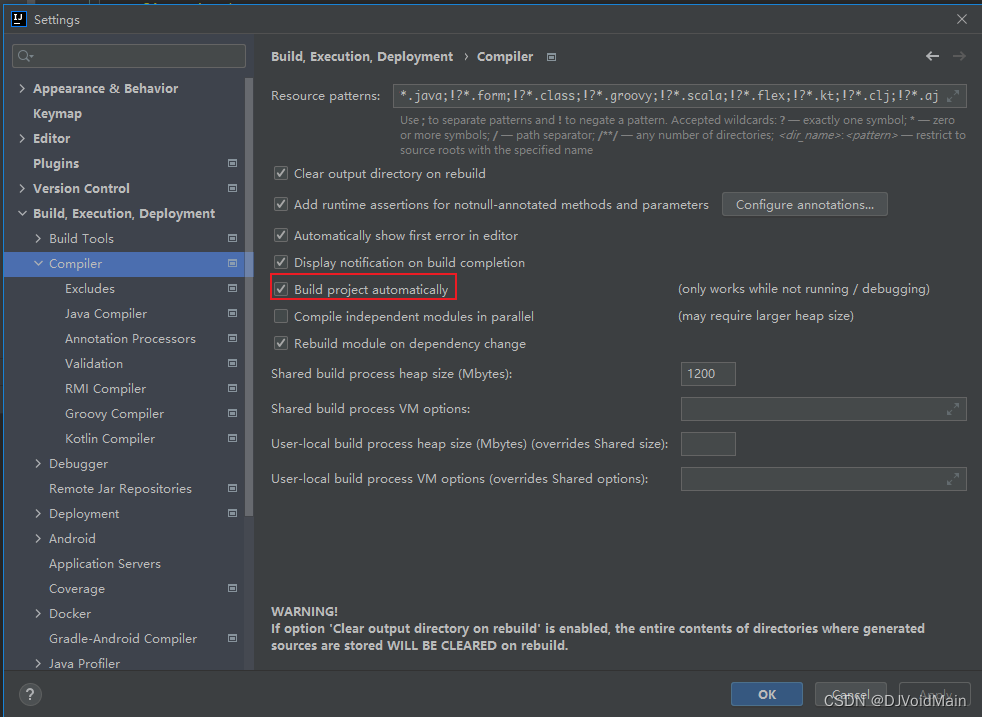 Idea Compilerautomakenningidea 2023 Compilerautomakeallow Csdn博客 6463