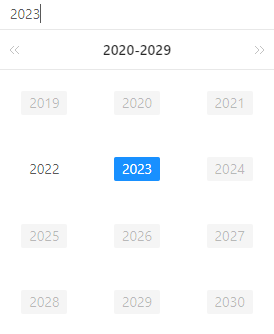 Ant Design中DatePicker设置mode=“year“无法获取value、关闭面板、日期限制及 年份级联限制 的解决方案_antd日期选择器的value设置-CSDN博客