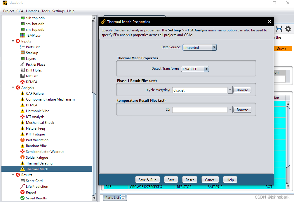 Ansys Sherlock 热机械分析流程-CSDN博客