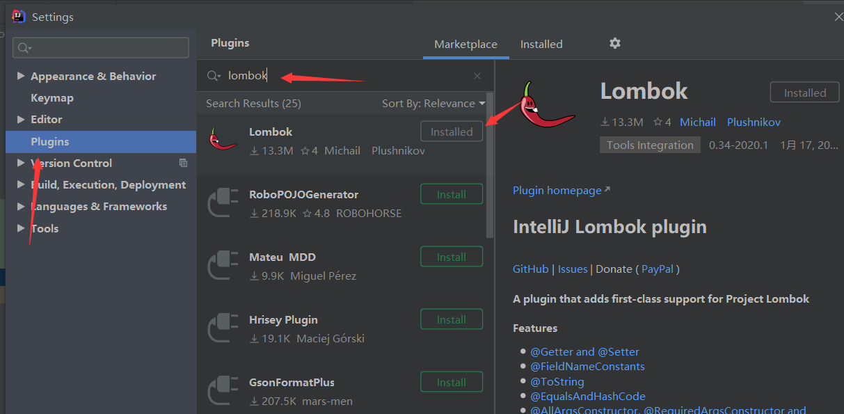 IDEA部署Maven添加lombok依赖可以运行通过@AllArgsConstructor注解项目可以运行,但有红线警告,解决方法_@noargsconstructor 报红-CSDN博客