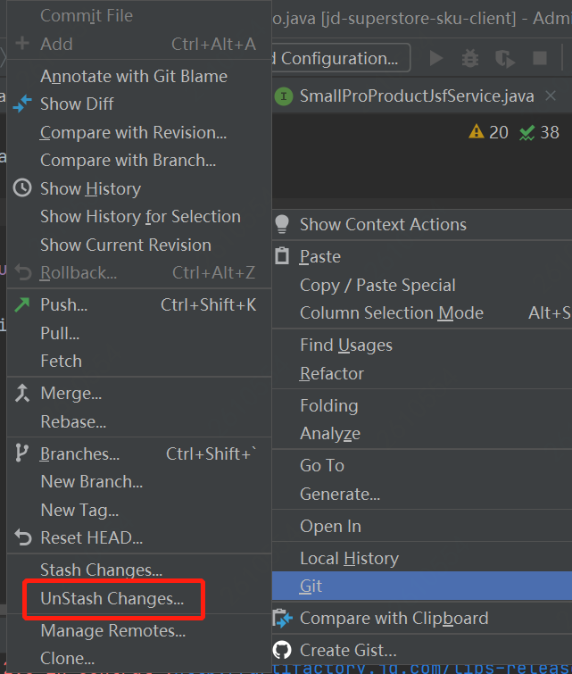 Git里面Stash Changes和UnStash Changes使用-CSDN博客