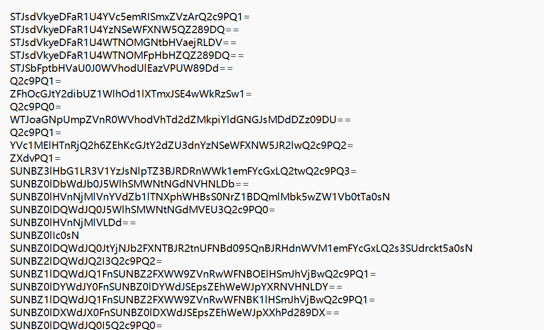 BUUCTF misc 专题（58）[ACTF新生赛2020]base64隐写_buuctf [actf新生赛2020]base64隐写-CSDN博客