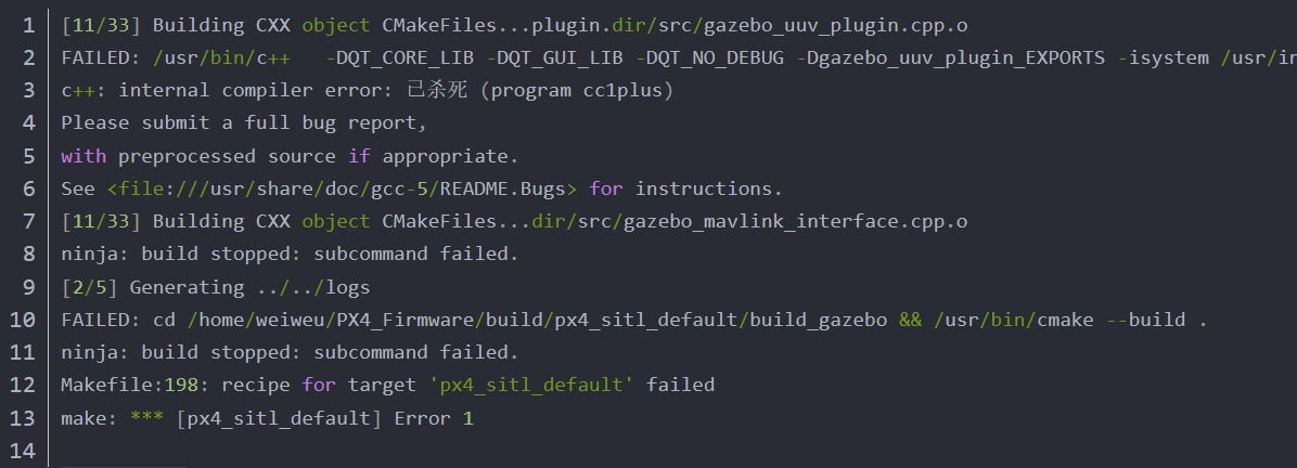 make px4_sitl_default gazebo出错_build gazebo default-CSDN博客