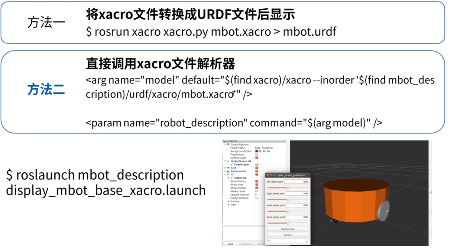 ROS学习-10 有了xacro文件的两种使用方式_rosrun xacro xacro-CSDN博客