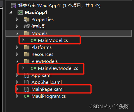 MAUI 框架入门学习05 MVVM数据模型理解_maui mvvm-CSDN博客
