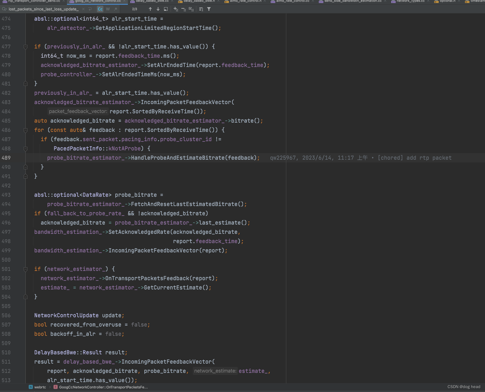 流媒体弱网优化之路(WebRTC)——断点调试GCC_webrtc gcc 强化学习-CSDN博客