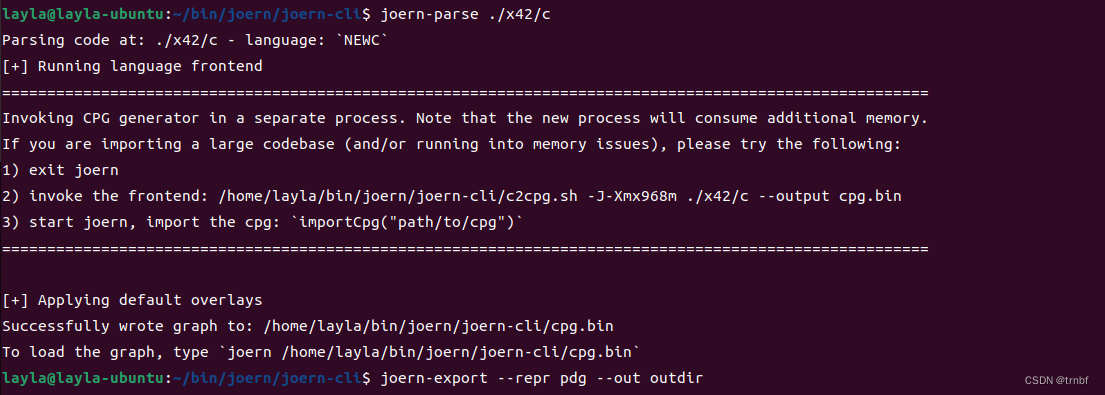 joern安装+简单使用_joern教程-CSDN博客