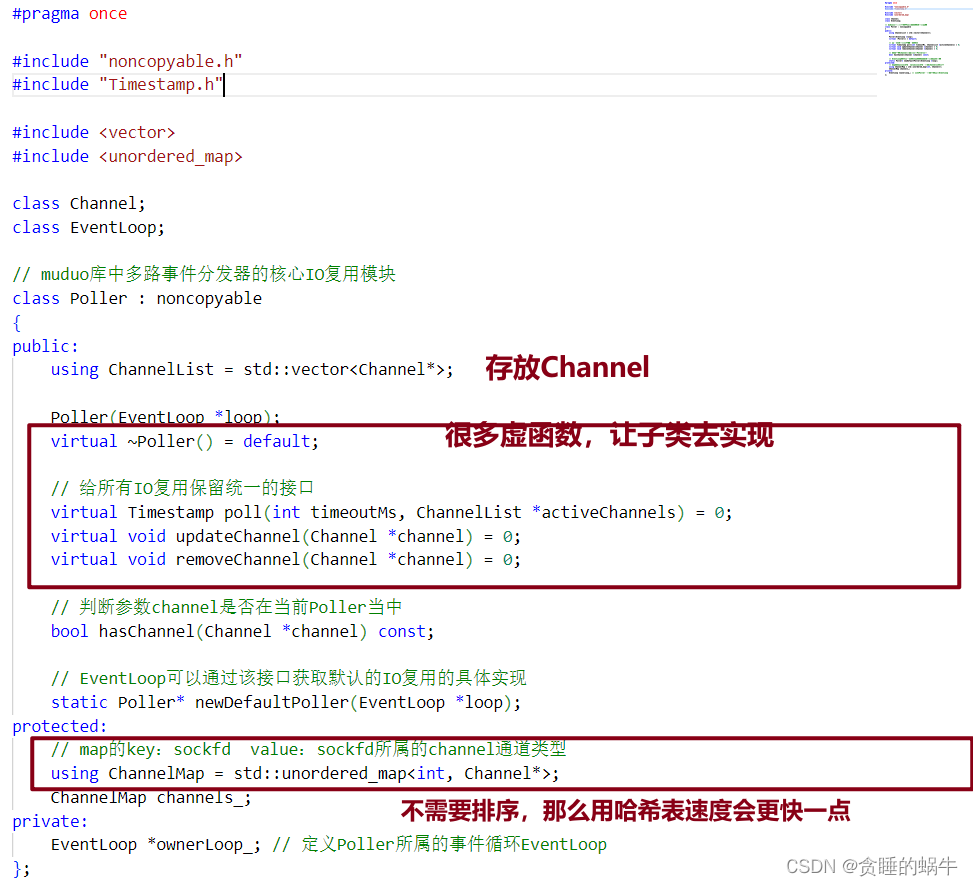 （待修改）C++11重写muduo网络库4——poller抽象类和EPollPoller——muduo库中多路事件分发器的核心IO复用模块_void epollpoller ...