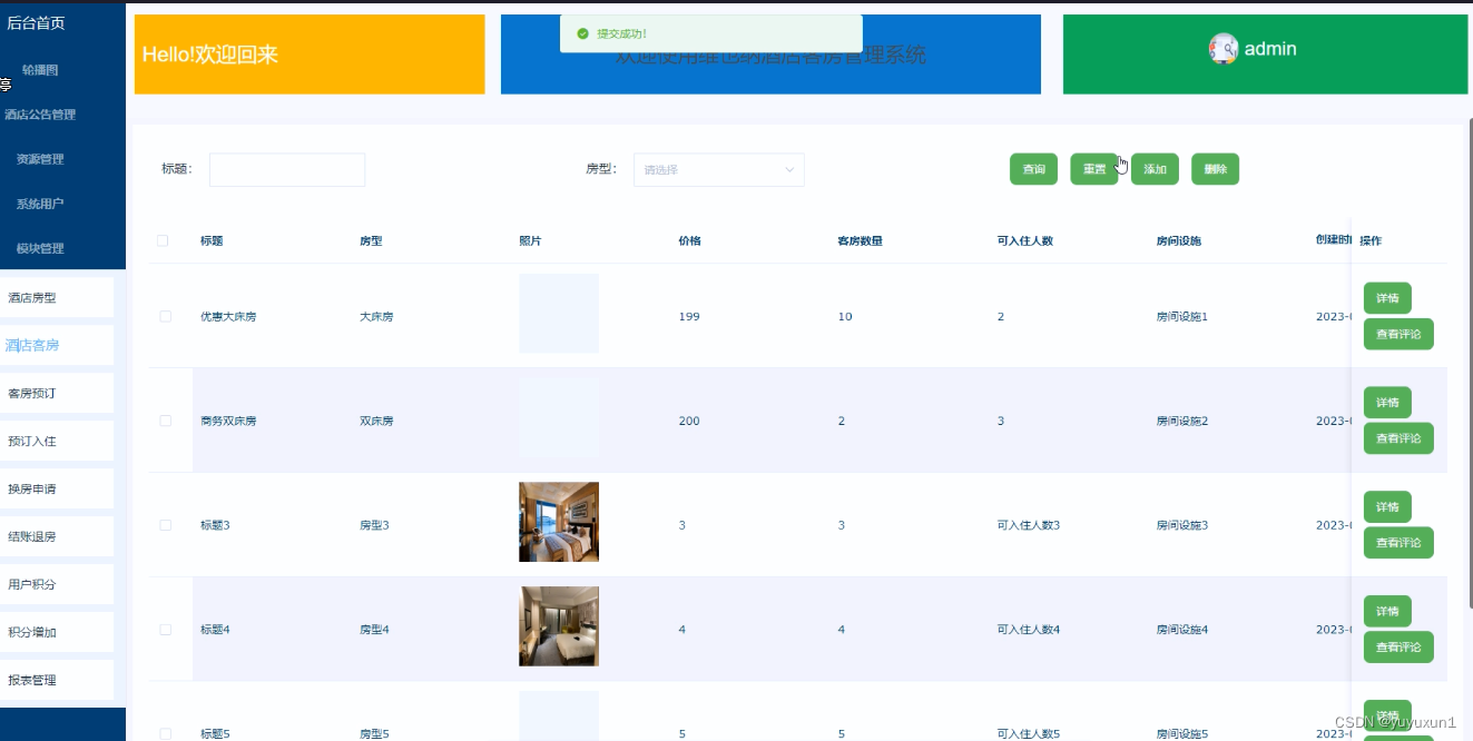 维也纳酒店客房管理系统 毕业设计 附源码77738酒店管理系统系统用户结构图 Csdn博客