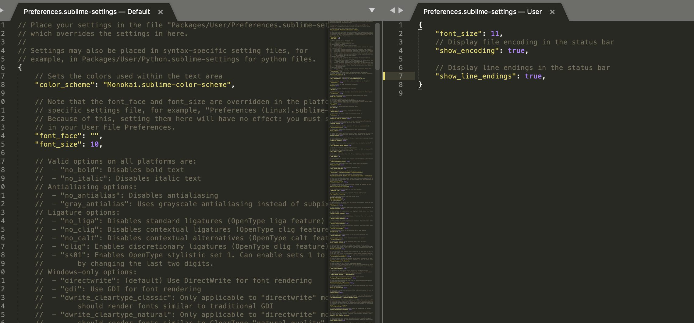 Sublime displays the encoding format of the current file - Programmer Sought
