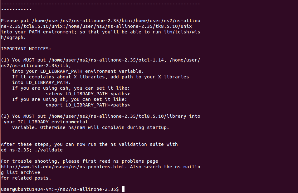 实操记录——ubuntu14.04下安装NS2.35_ubuntu下载ns2-CSDN博客