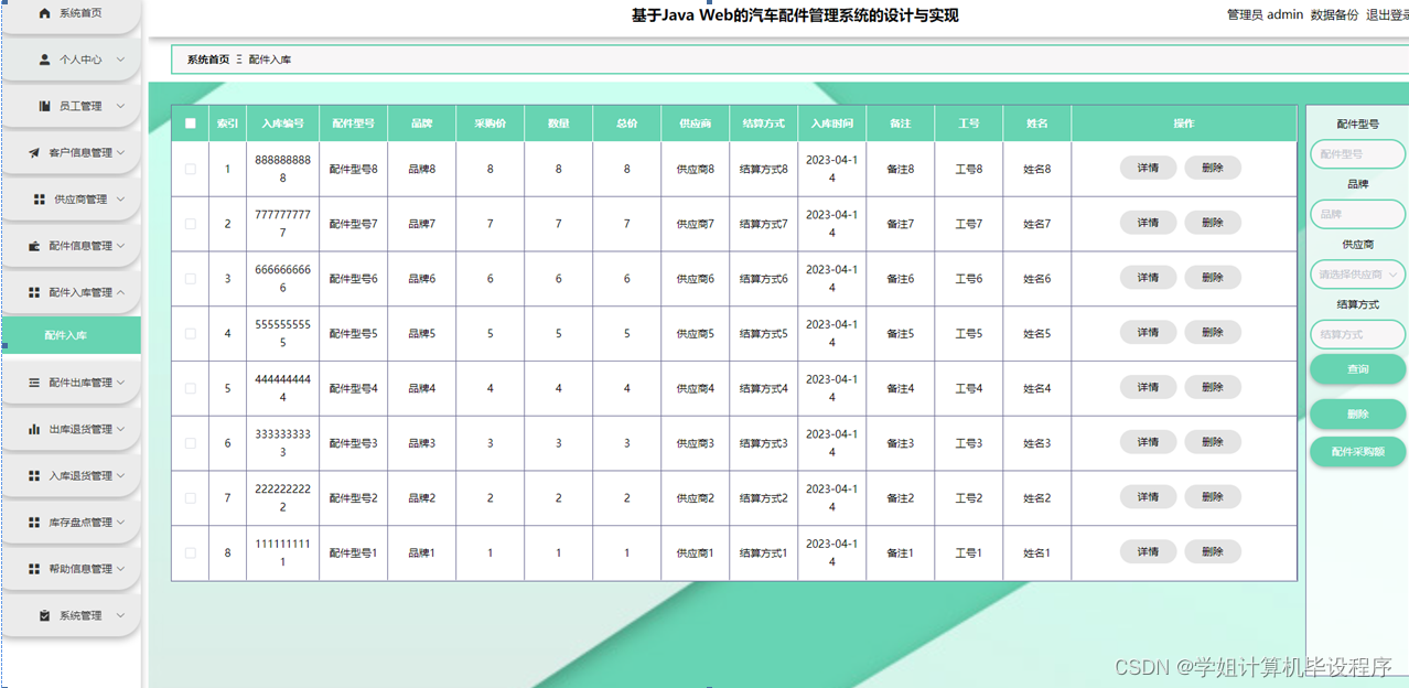 计算机毕设ssm基于javaweb的汽车配件管理系统的设计与实现zt81o9源码数据库lw汽配商城功能模块图java Csdn博客