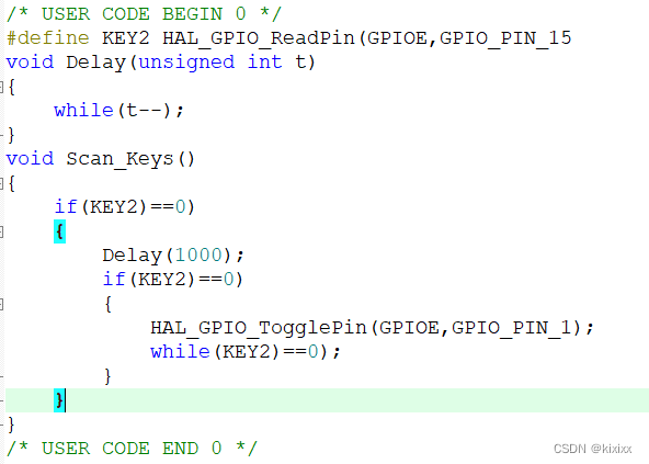 Stm32按键开发基础 Csdn博客