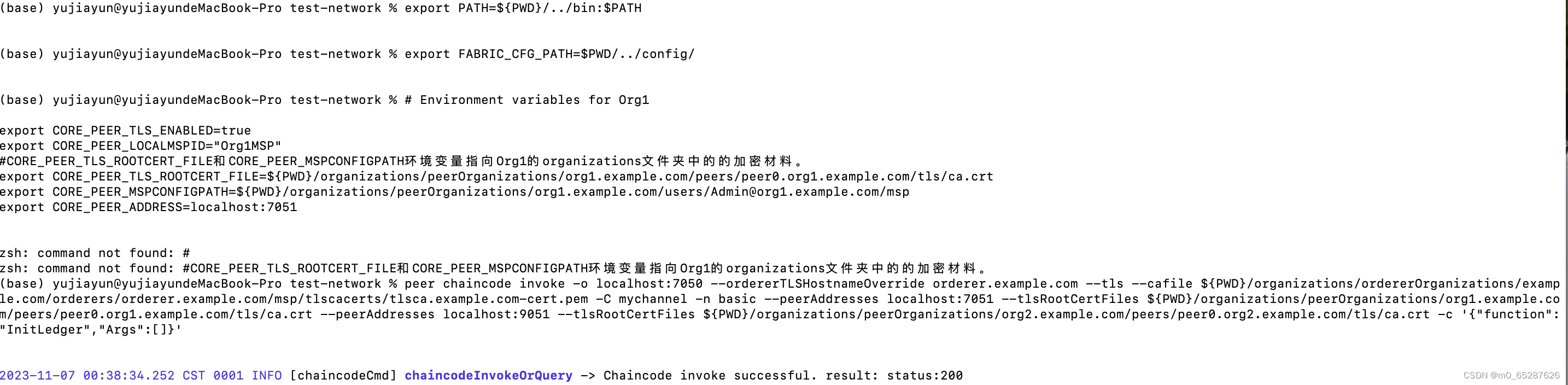Hyperledger Fabric v2.4.9环境搭建和Caliper 0.5.0测试工具部署教程（MacOS）_hyperledger caliper-CSDN博客