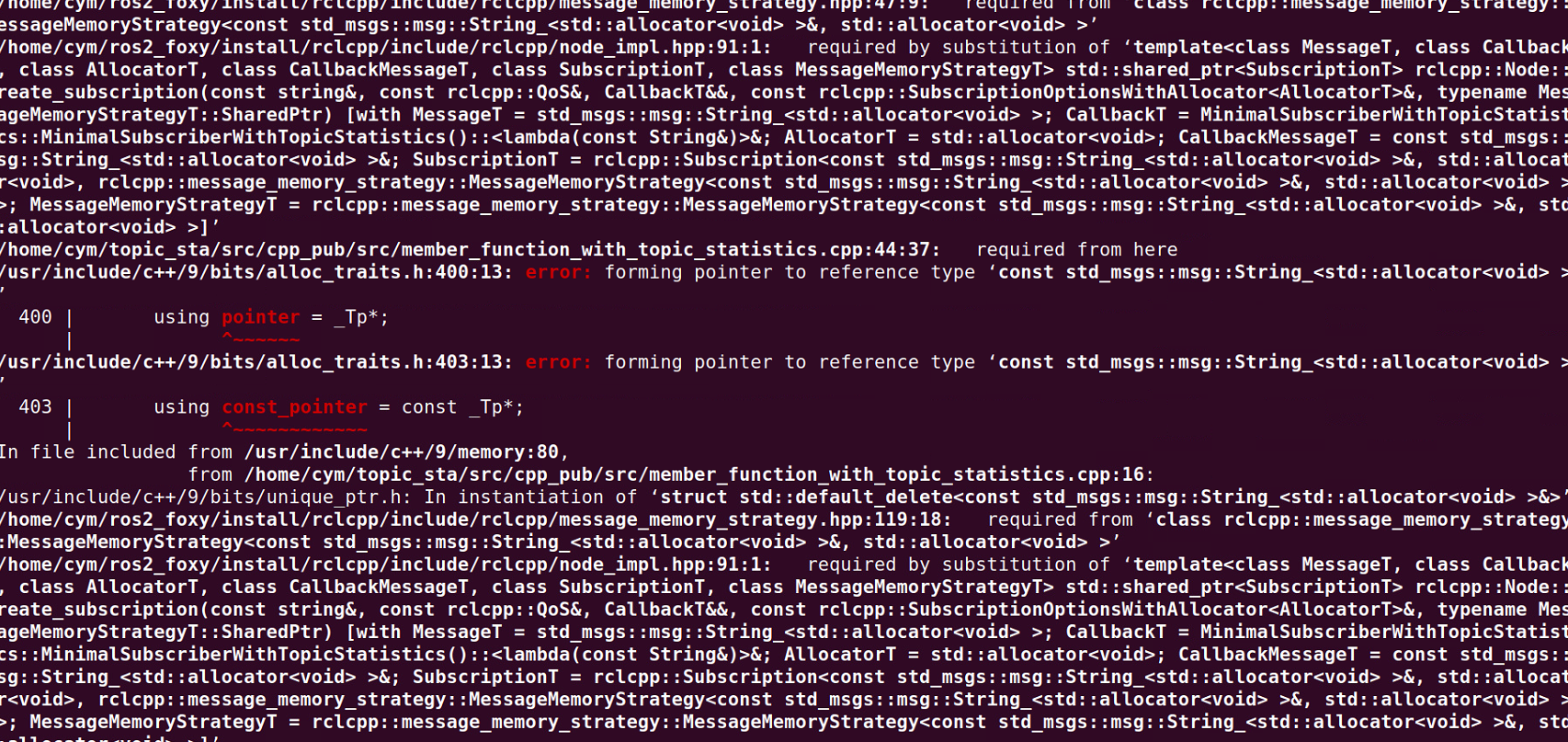 ROS2 Topic-Statistics-Tutorial编译出错_ros2 cannot import name 'topicstatistics-CSDN博客
