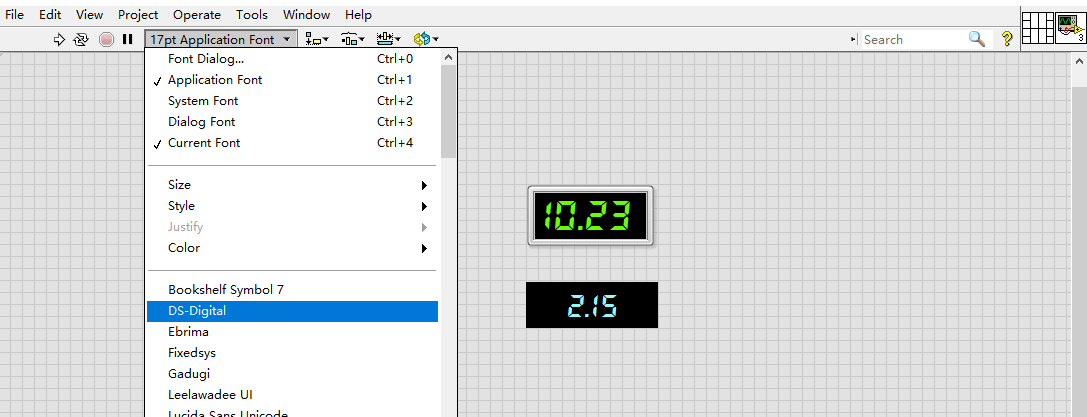 LabVIEW前面板数值控件显示7段LED数码管样式_lebview数字显示成 led样式-CSDN博客