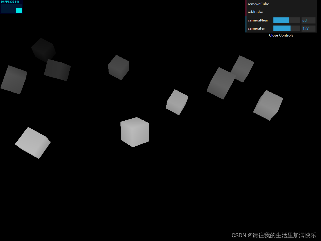 Three.js材质属性的实例应用（MeshDepthMaterial）_meshdepthmaterial 改变 camera-CSDN博客