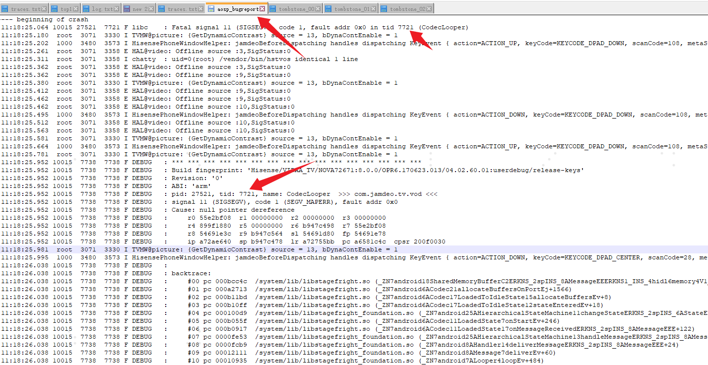 记录APP崩溃分析过程_aosp bugreport-CSDN博客