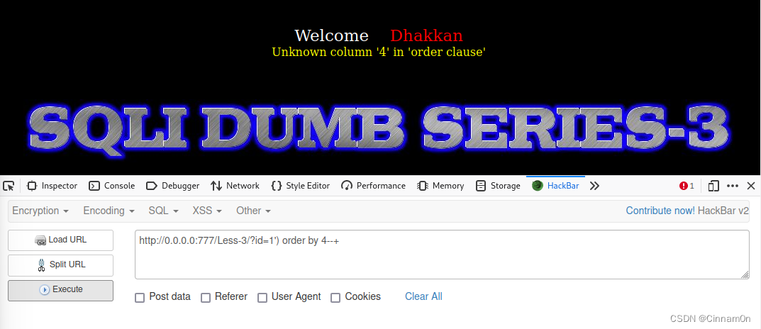 【SQL注入攻击】GET-Error based-Single quotes with twist-String（基于错误的GET单引号变形 ...