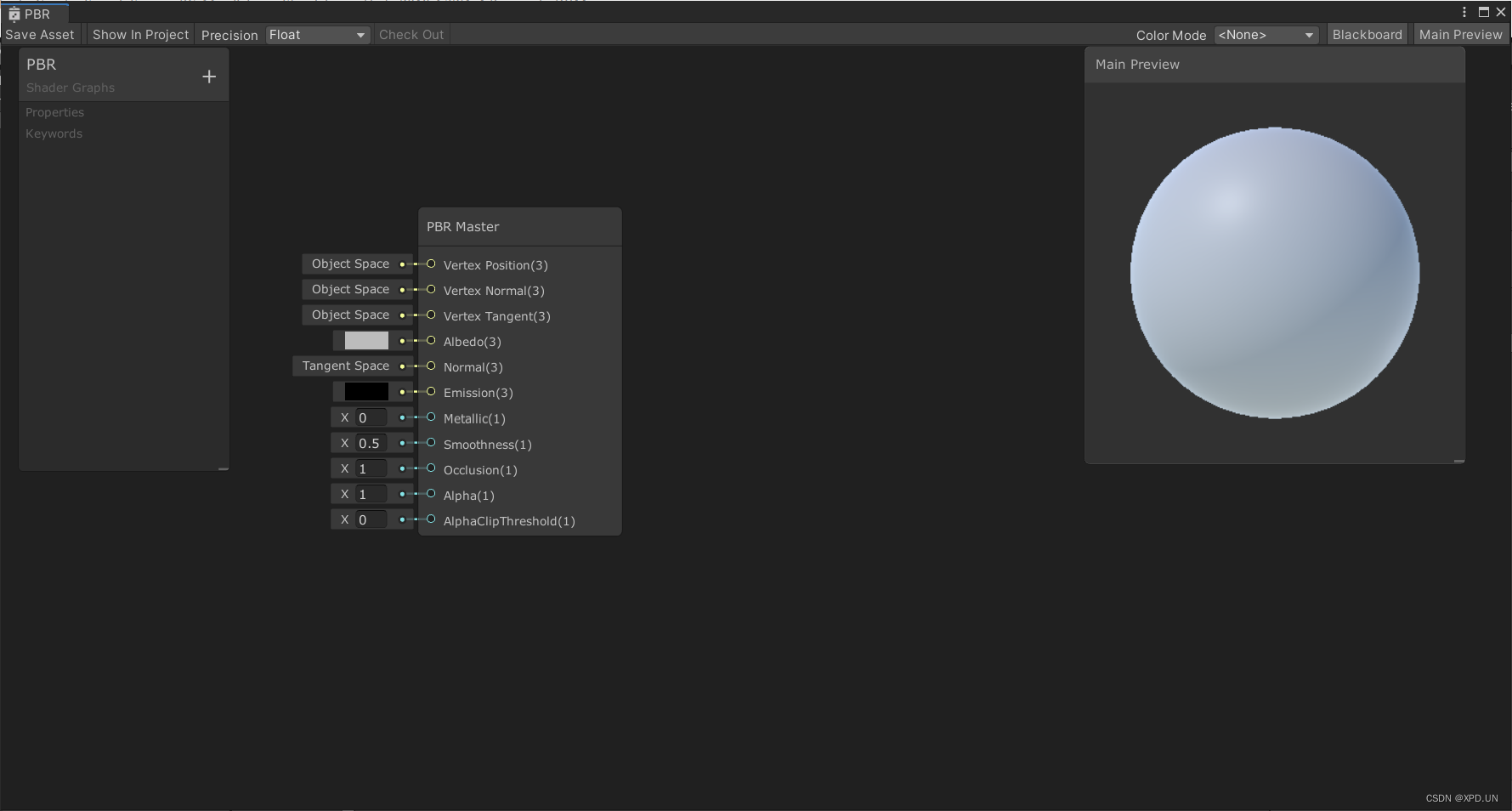 ShaderGraph界面详解与渲染管线的升级_shadergraph shader转普通渲染管线-CSDN博客
