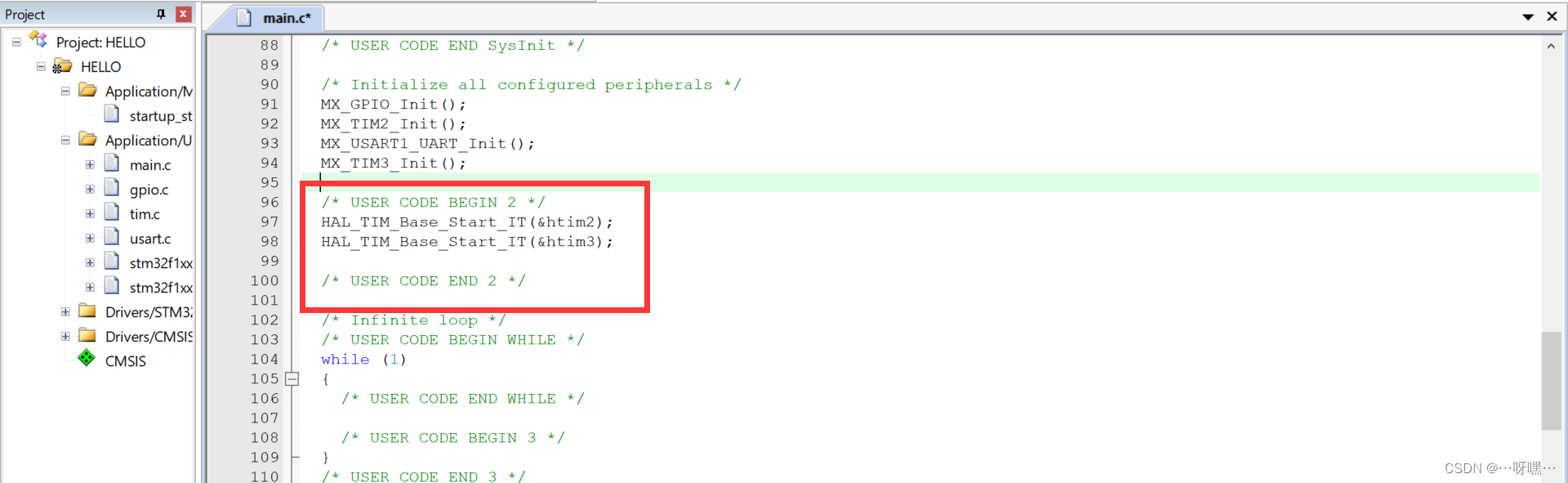 【嵌入式07.1】STM32F103C8T6开发板+CubeMX采用定时器实现周期性串口输出和LED闪烁_c8t6有tim5吗-CSDN博客