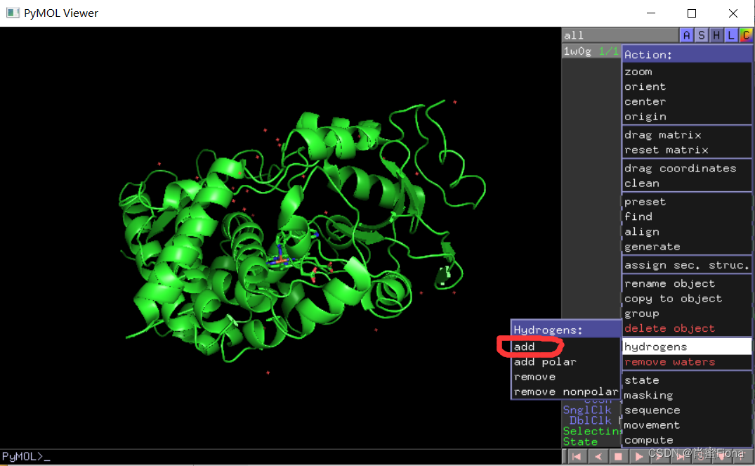 pymol安装与分子对接前预处理蛋白质_pymol处理蛋白-CSDN博客