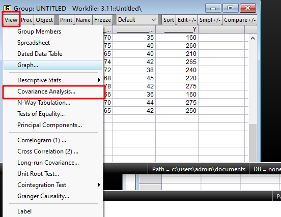 eviews求相关系数_eviews相关系数矩阵怎么做_瑞雪流年的博客-CSDN博客