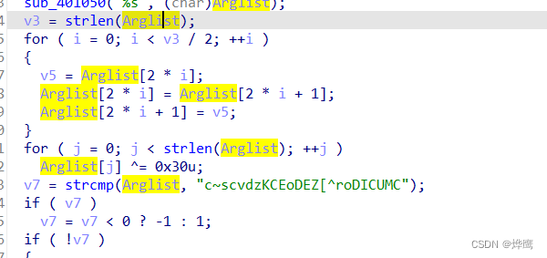 NSSCTF逆向题解_[swpuctf 2021 新生赛]re1-CSDN博客
