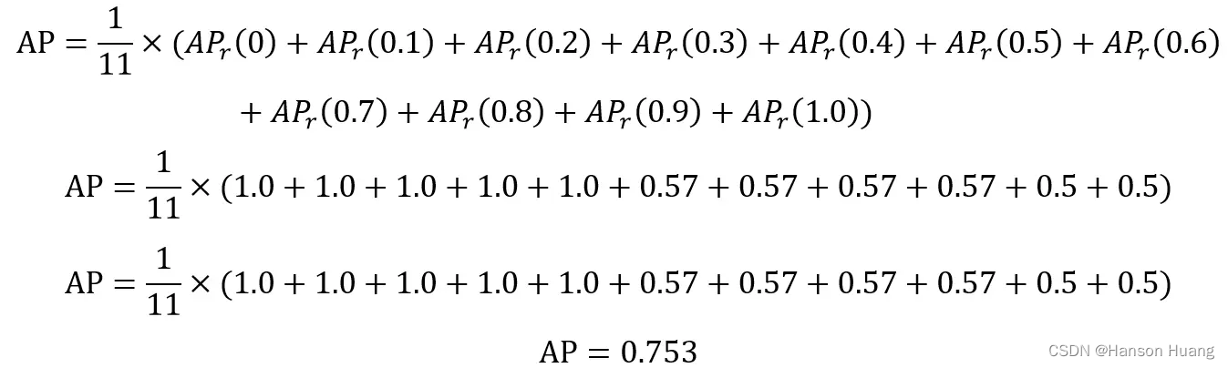 目标检测算法的评估指标：mAP定义及计算方式_map评价指标-CSDN博客