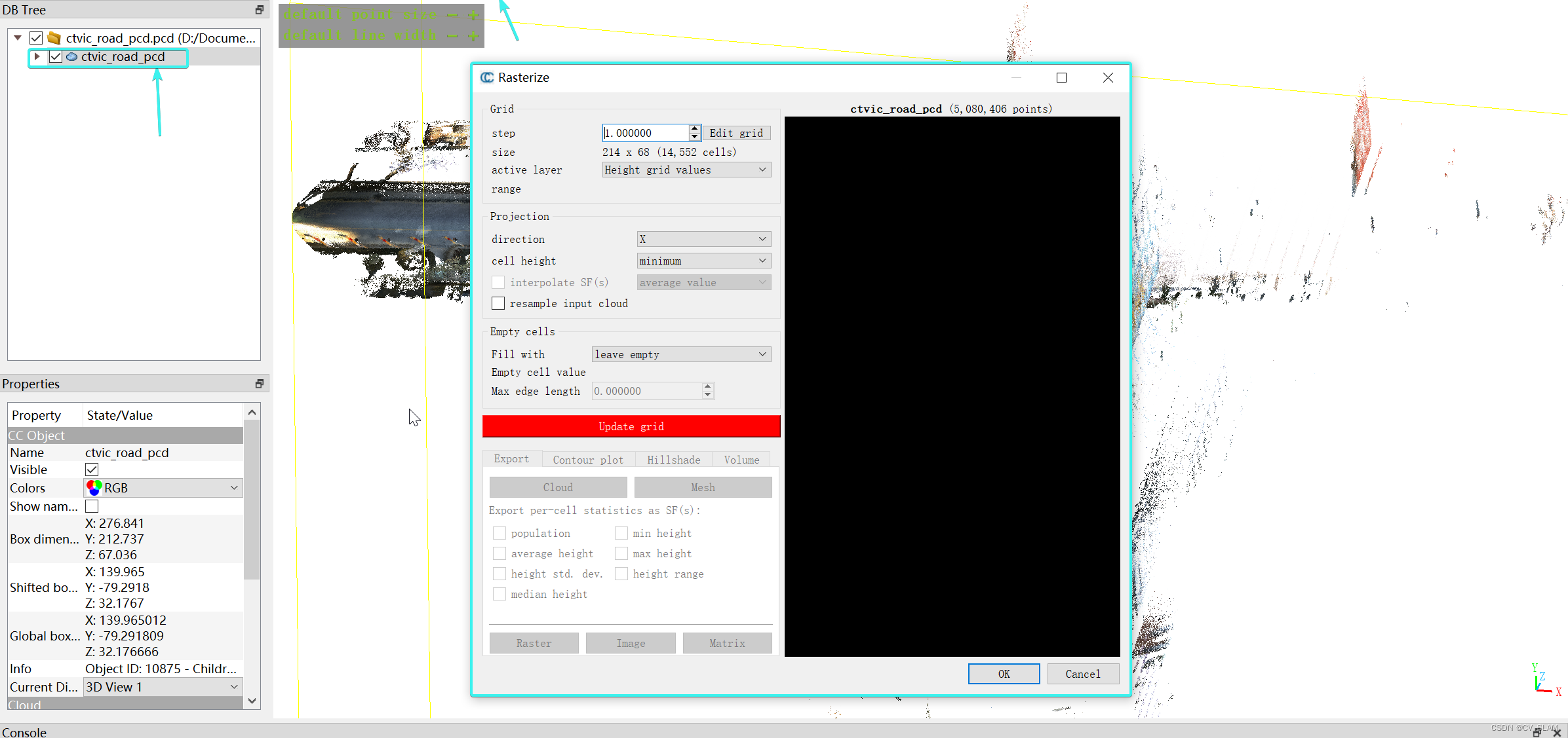 CloudCompare功能介绍-Rasterize_cloudcompare rasterize-CSDN博客
