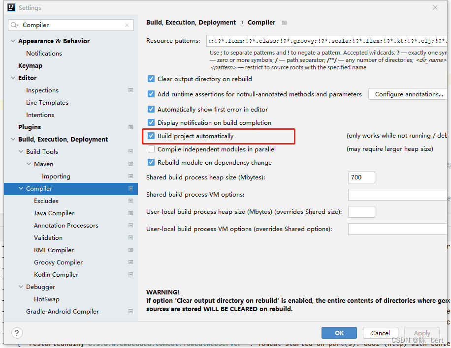 idea热部署配置（devtools）以及启动报错问题_java.lang.illegalargumentexception ...