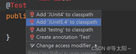 【已解决】IDEA中JUnit配置测试_idea配置junit-CSDN博客